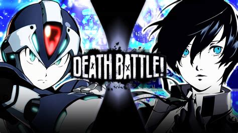 Death Battle Thumbnail Mega Man X Vs Makoto Yuki By Zdooarte On Deviantart