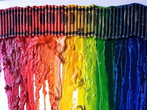 Art Crayons Painting At Carly Decosta Blog