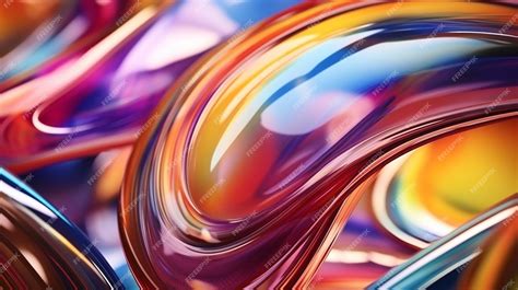 Premium Ai Image Multicolored Glass Effect Texture Background