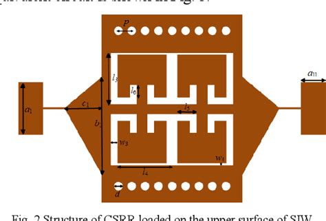 Figure 2 From Design Of A Miniaturised Wide Stopband Siw Filter Semantic Scholar