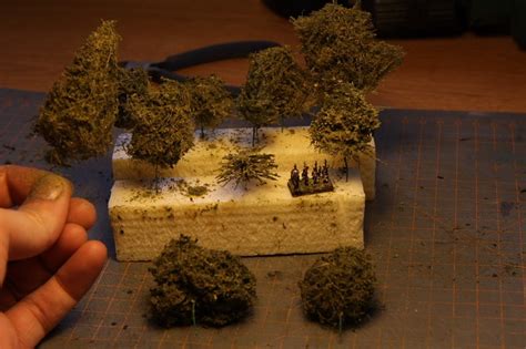 Bruno S Wargaming Corner First Home Made Trees