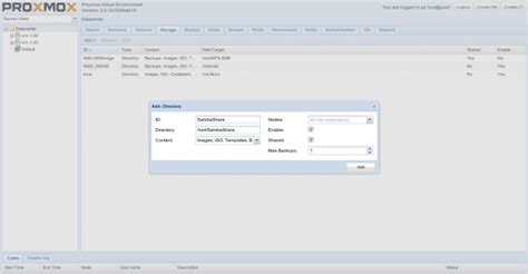 Proxmox And Using Samba For Shared Storage Server Network Tech