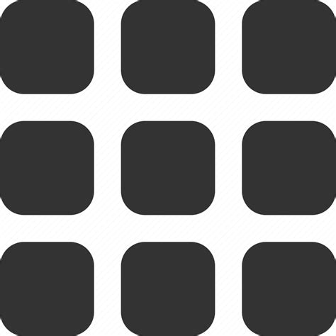 Grid Menu Icon Download On Iconfinder On Iconfinder