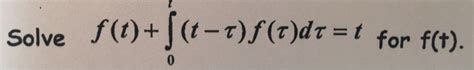 Solved Please Use Laplace Transforms To Solve Chegg Com