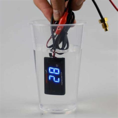 Jual Termometer Digital Pengukur Suhu Air Radiator Mesin Motor Lc135