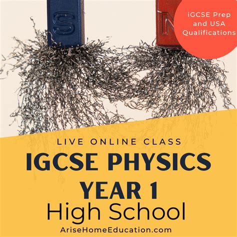 Igcse Physics Year 1 Arise Home Education