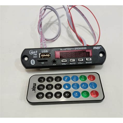 Jual Modul Speaker Mp3 Usb Sd Bluetooth Radio Kit Modul Max Shopee Indonesia