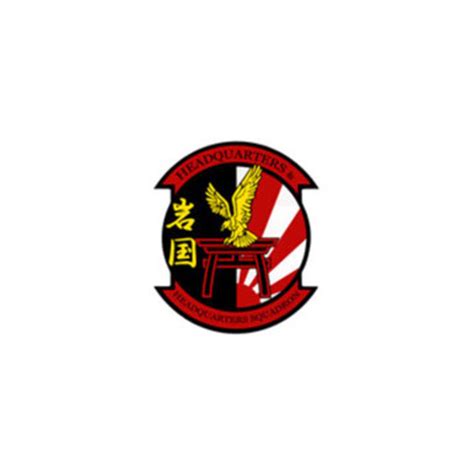 Headquarters And Headquarters Squadron Usmc Mcas Iwakuni Patch