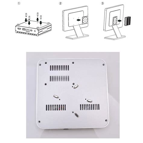 Strong Metal Vesa Mini Computer Bracket Mini Itx Case Pc Vesa Bracket