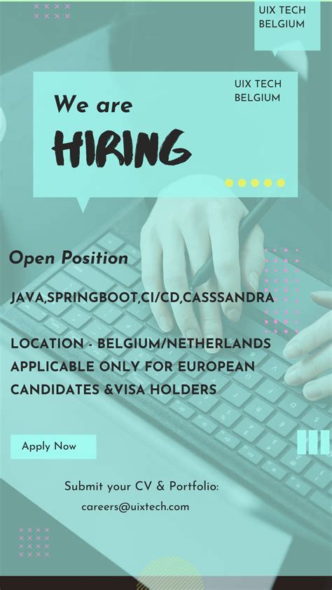 Javadeveloper Springboot Cassandra Europe Europejobs Dhivya