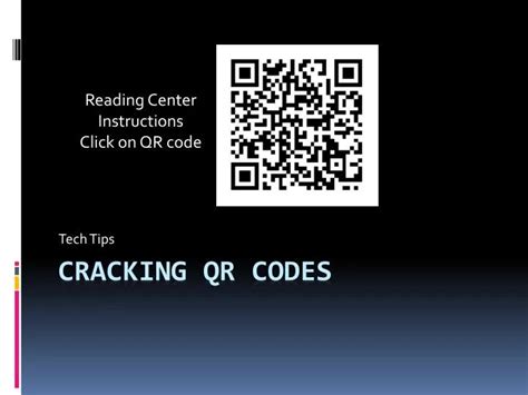 PPT Cracking Qr Codes PowerPoint Presentation Free Download ID