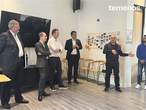 Temenos Ceo Andreas Andreades Along With Jean Paul Mergeai And William Moroney Dropped By The