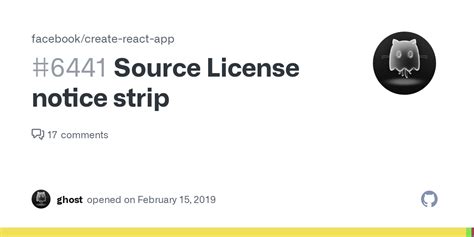 Source License Notice Strip · Issue 6441 · Facebookcreate React App