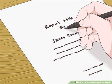 How To Write A Biology Lab Report With Pictures WikiHow