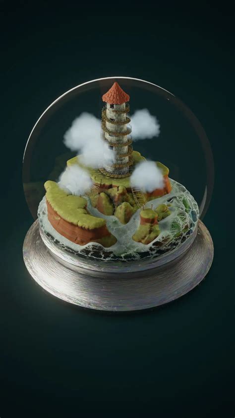 Procedurally Generated Tiny Environment The Lighthouse Scrolller