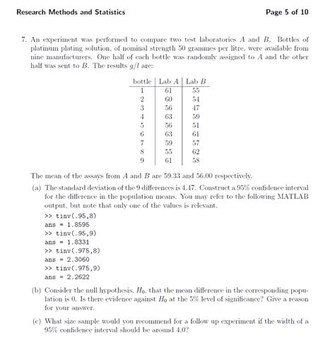 Solved Research Methods And Statistics Page 5 Of 10 7 An Chegg Com