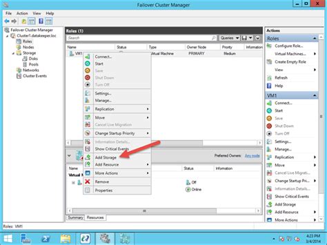 Configuring A Sanless Hyper V Failover Cluster With Datakeeper Cluster