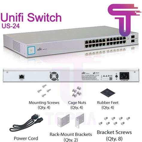 Jual Ubiquiti US 24 Unifi Switch Managed 24Port Gigabit Switch With SFP Shopee Indonesia