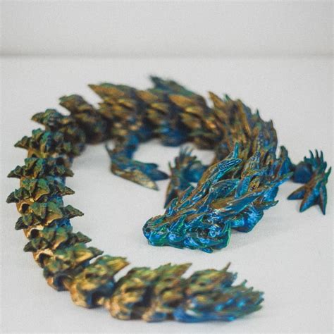 3d Printed Articulated Flexi Flexible Poison Venom Dragon £25 00 Picclick Uk