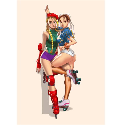 ArtStation - Cammy and Chun-li