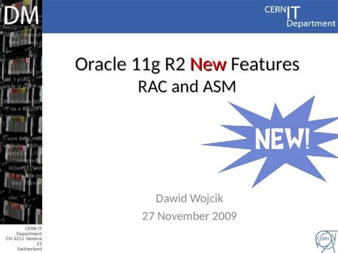 Ppt Oracle 11g R2 New Features Rac And Asm Dokumentips