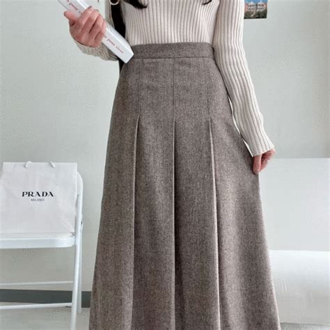🧶 울함유 베릿 헤링본 울스커트 롱스커트플리츠스커트코듀로이스커트니트스커트체크스커트플레어스커트핀턱스커트모직스커트