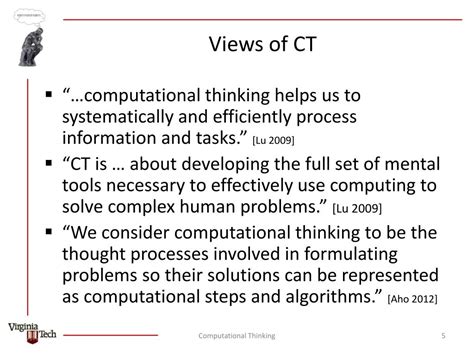 Ppt Computational Thinking Powerpoint Presentation Free Download