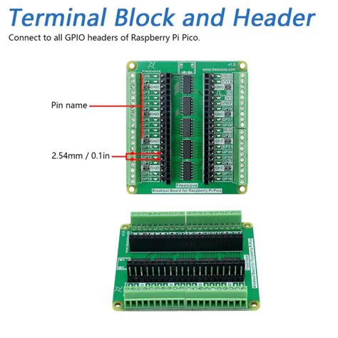Комутаційна плата Freenove для Raspberry Pi Pico купити в Києві та Україні