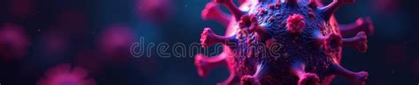 Abstract Representation Of A Digital Virus Infecting A System