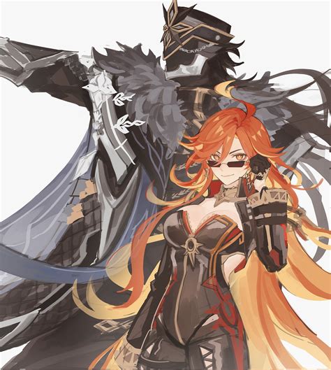 Mavuika And Capitano Genshin Impact Drawn By Saelyeon Danbooru