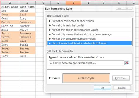 Microsoft Excel How To Count Number Of Repeat Occurrences Super User