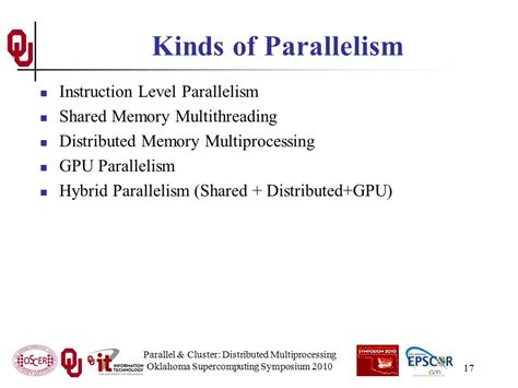 Parallel Programming And Cluster Computing Distributed Multiprocessing
