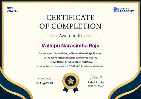 Narasimha Raju On Linkedin Nxtwave Ccbp4o