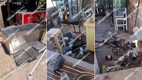 Karrige Përtokë E Xhama Të Thyer Dëmet E Shkaktuara Në ‘sunset Beach Bar Në Ksamil Familjarët