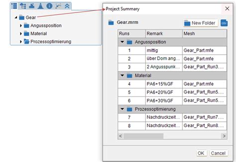 Grouping Of Calculation Runs Simpatec