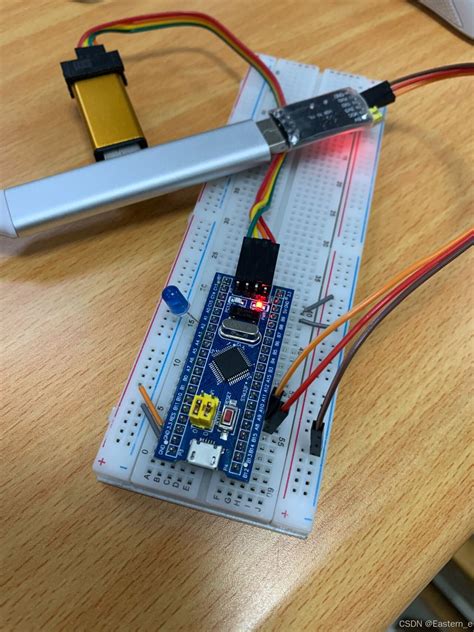 stm32定时器实现led闪烁、usart及输出pwm实现呼吸灯 stm32定时器控制led闪烁 csdn博客