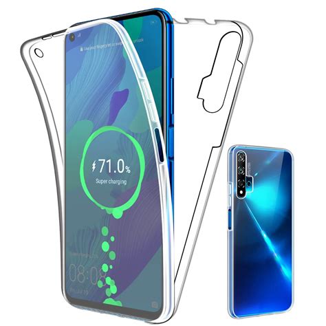 SDTEK Case For Huawei Nova 5T Full 360 Gel Phone Cover Front And Hard Back