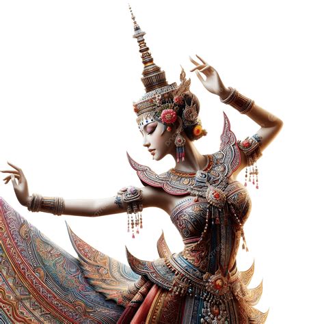 รูปชุดไทยหญิง Png ชุดไทย การแสดงของไทย วัฒนธรรมไทยภาพ Png สำหรับการดาวน์โหลดฟรี