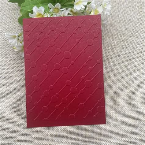 Poppy Crafts Embossing Folder 291 Bubble Lines Craftonline