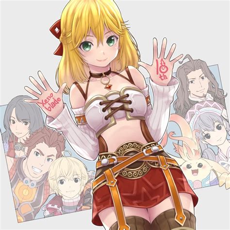 Melia Antiqua Shulk Fiora Riki Sharla And 2 More Xenoblade