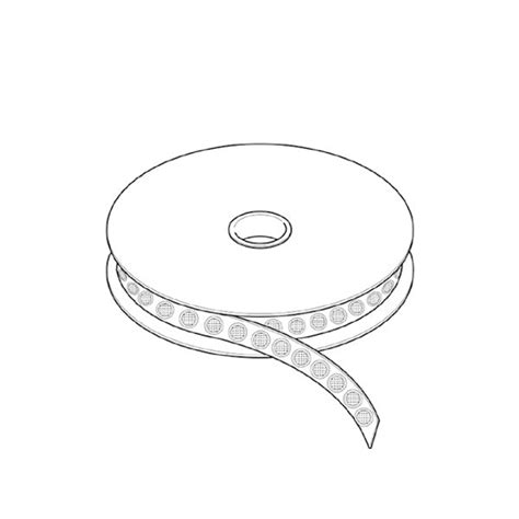 Hook And Loop Coins Self Adhesive Pop Display