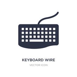 Keyboard Icon On White Background Simple Element Vector Image
