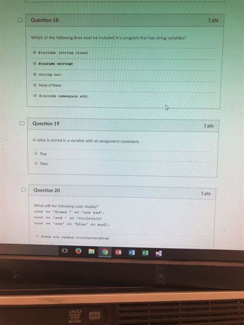 solved d question 18 1 pts which of the following lines