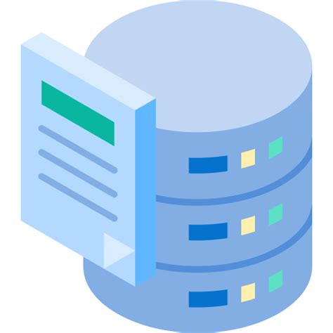 Server Report Isometric Flat Icon