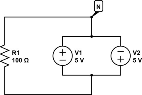Parallel Different And Opposing Voltage Sources Electrical Engineering Stack Exchange