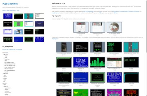 Pcjs Machines Vintage Pc Emulator Suggests