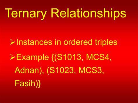 Degree Of Relationships In Dbms And Cardinality Ppt