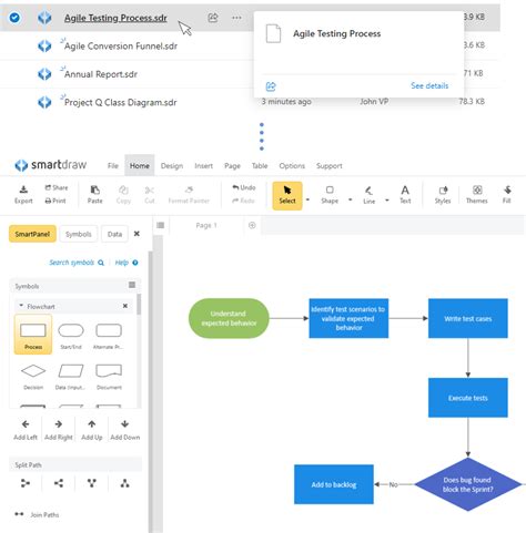 Smartdraw Fully Integrates With Microsoft Tools Works Hand In Glove With Onedrive And