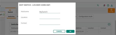 how to assign static ip address to a switch in central wired