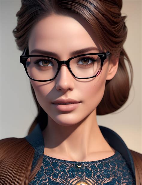Woman With Glasses By Donbachy On Deviantart